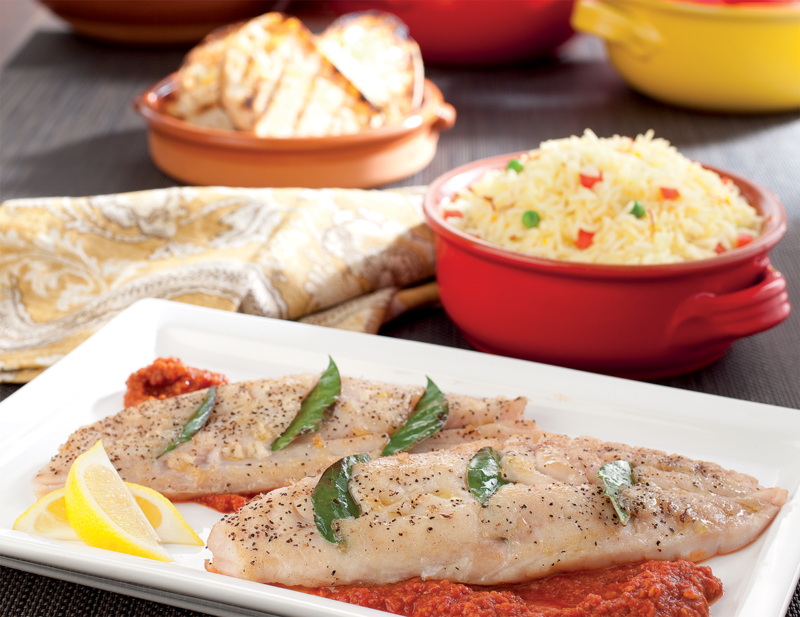 Pescado Con Romesco (Fish in Catalan Roasted Vegetable Sauce) - Market ...