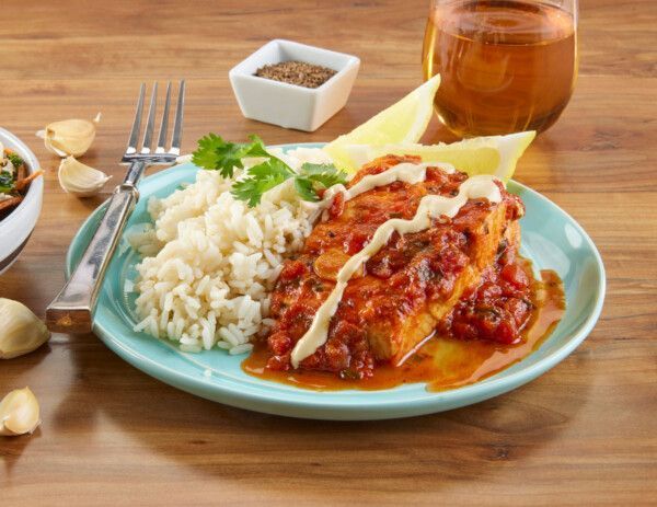 Harissa Baked Fish with Tahini Sauce - Market of Choice